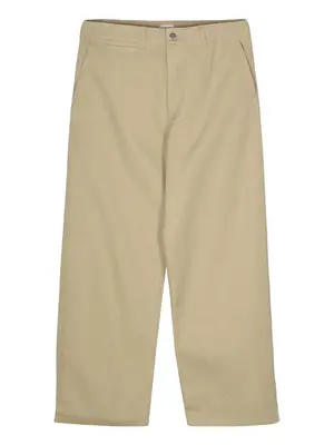 BURBERRY Burberry Cotton Wide-Leg Trousers