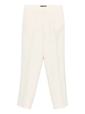 Fabiana Filippi Satin-trim Trousers - Neutrals