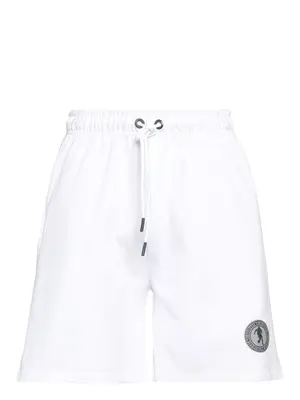 BIKKEMBERGS Cotton French Terry Shorts - White