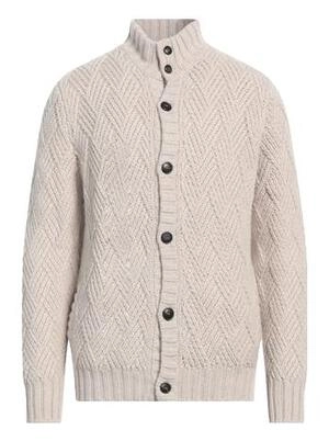 Fedeli Cardigan Size Virgin Wool, Cashmere - Beige