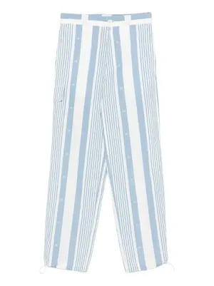 Givenchy 4g-striped Trousers - Blue