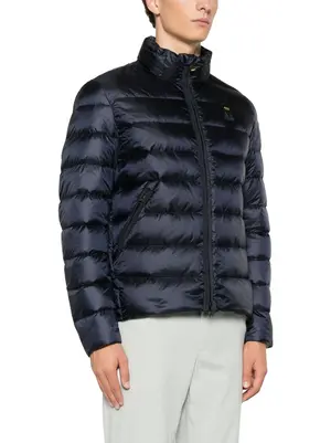 BLAUER. Quilted Puffer Jacket - Blue