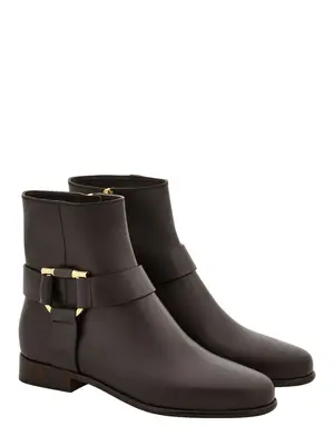 FERRAGAMO Gancini Boots - Brown