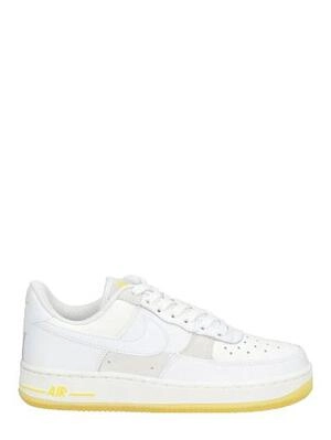 Nike NIKE Leather Suede Low-Top Sneakers White