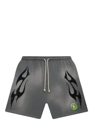 HELLSTAR Flame Shorts - Grey