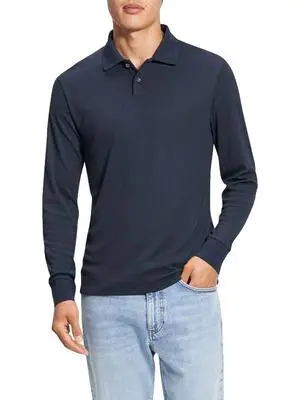 THEORY Goris Anemone Milano Long Sleeve Polo
