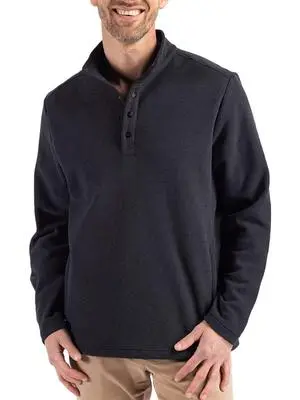 Cutter & Buck Cutter & Buck Hunts Point Fleece Snap Pullover Black