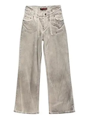 OTTOLINGER Ottolinger Coated-Finish Wide Leg Jeans