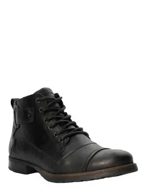 Dune London Simon Leather Boots - Black