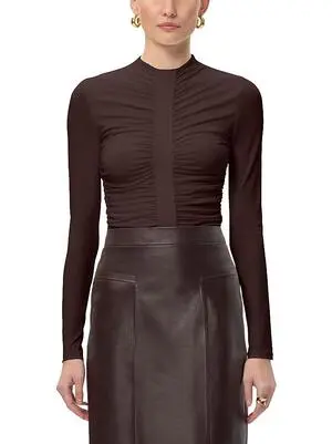 Herve Leger Herve Leger Veronica Top Walnut