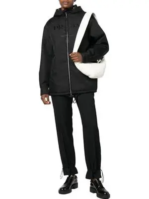 Prada Re-nylon Hooded Jacket - Black