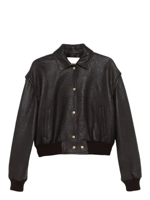 HALFBOY Jet Set Bomber Jacket - Brown