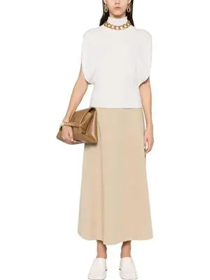 LISA YANG Zaya Knitted Top - Neutrals