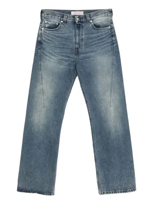 Y/project Dart-detail Straight Leg Jeans - Blue