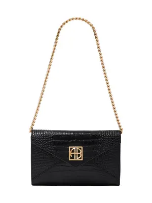 ANINE BING Elly Clutch Bag - Black