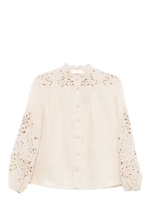 Zimmermann Wylie Shirt - Neutrals