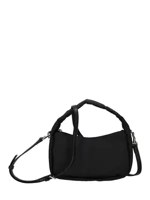 Calvin Klein Logo-appliqué Shoulder Bag - Black