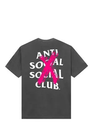 ANTI SOCIAL SOCIAL CLUB Cancelled F&f Tee Shirt - Grey