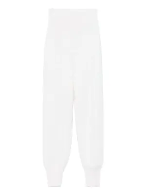Chloé Wool Knitted Trousers - White
