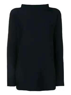 DANIELA GREGIS Wool Turtle Neck Sweater - Blue