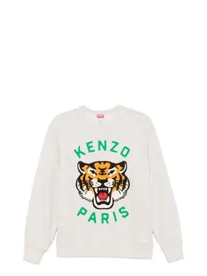 Kenzo Cotton Jersey Sweatshirt - Grey