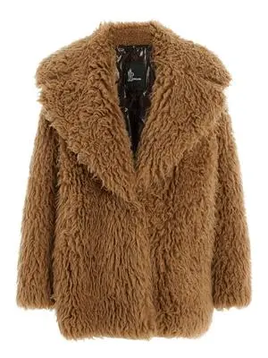 Moncler Moncler Grenoble Malenco Teddy Jacket Brown