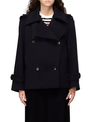 Max Mara Double-breasted Coat - Blue