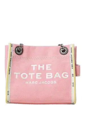 Marc Jacobs Mini Tote With Chain Strap - Pink