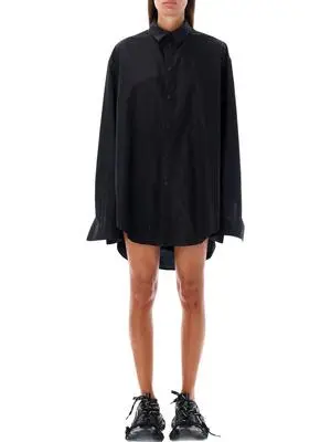 Balenciaga Shirt Dress - Black