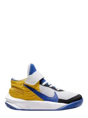 Nike Team Hustle D 10 Flyease - White/yellow Ochre