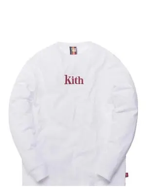 Kith X Cocacola Enjoy Bottle Long Sleeve Tee Shirt - White