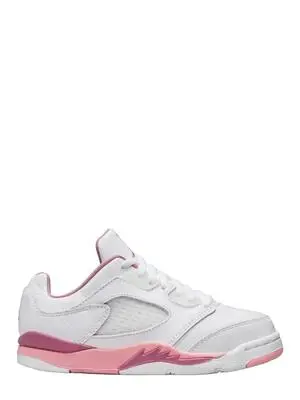 JORDAN 5 Retro Low Top Sneakers - White/desert Berry/black