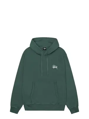 StÜssy Basic Pigment Dyed Hoodie - Green