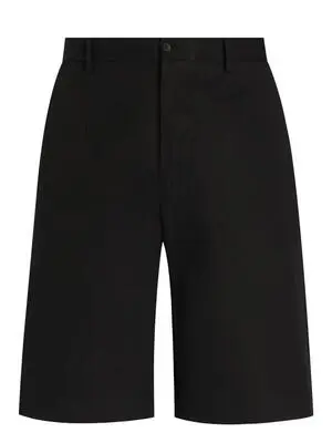 Dolce & Gabbana Technical Jersey Bermuda Shorts - Black