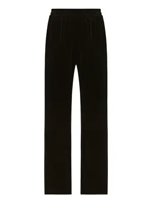Dolce & Gabbana Velvet Jogging Pants - Black