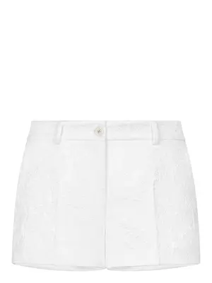 Dolce & Gabbana Brocade Short - White