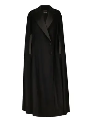 Dolce & Gabbana Single-breasted Cape - Black