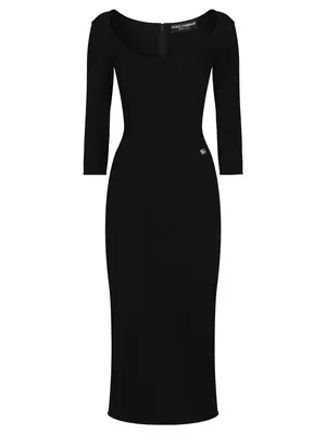 Dolce & Gabbana Viscose Knit Dress - Black