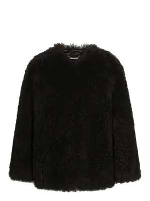 Dolce & Gabbana Goat Hair Cashmere Jacket - Black