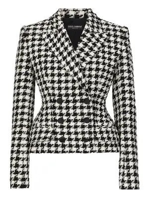 DOLCE & GABBANA Dolce & Gabbana Macro-Houndstooth Dolce Jacket