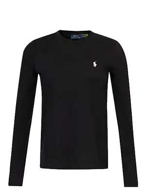 Polo Ralph Lauren Logo-embroidery Long-sleeve T-shirt - Polo Black