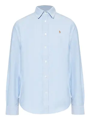 Polo Ralph Lauren Oxford Slim-fit Basket-weave Cotton Shirt - Bsr Blue