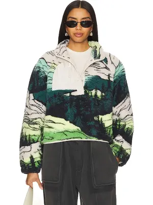 Free People Free People X FP Movement Rocky Ridge Pullover In Multi.  Cypress