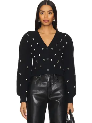 JOHN & JENN BY LINE Bowen Pearl Embellished Cardigan - Pearly Night