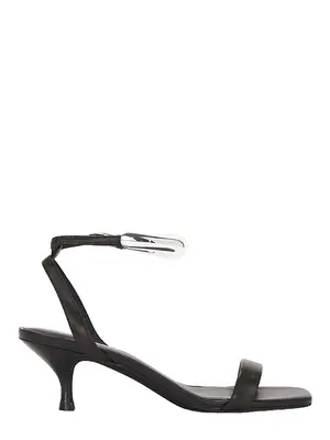 Jeffrey Campbell Decor Sandals - Black Silver