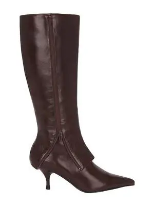 Jeffrey Campbell Cover-hi Boots - Deep Brown