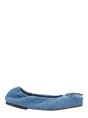 JACQUEMUS JACQUEMUS Les Ballerines Ballet In Denim-Medium