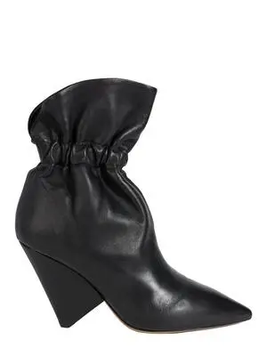Isabel Marant Étoile Lileas Leather Ankle Boots - Black
