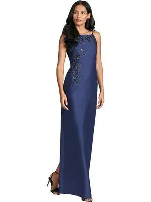 Sachin & Babi Embellished Pryce Gown - Blue / Navy