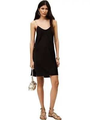 Ba&sh Clem Mini Slip Dress - Black